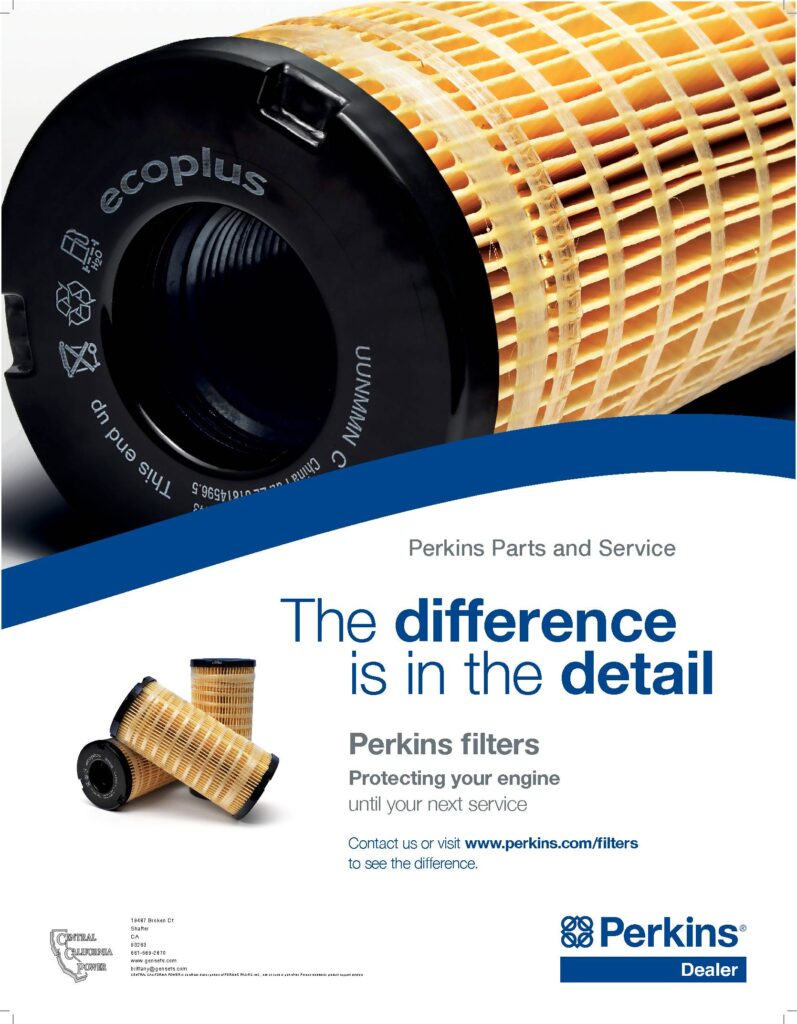Perkins Filter ~ Central California Power
